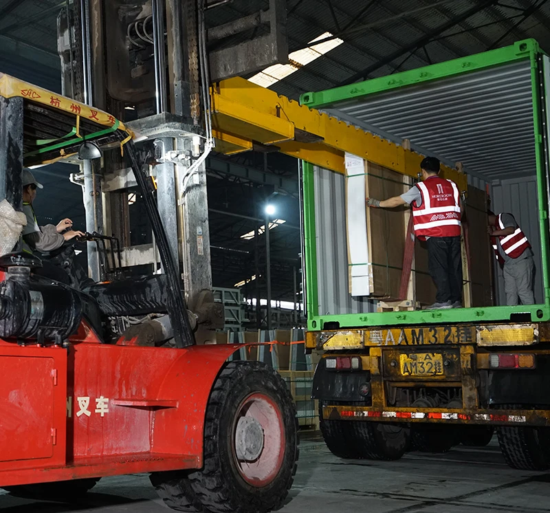 Modern Panda White Marble Sintered Stone Bathroom Cabinet