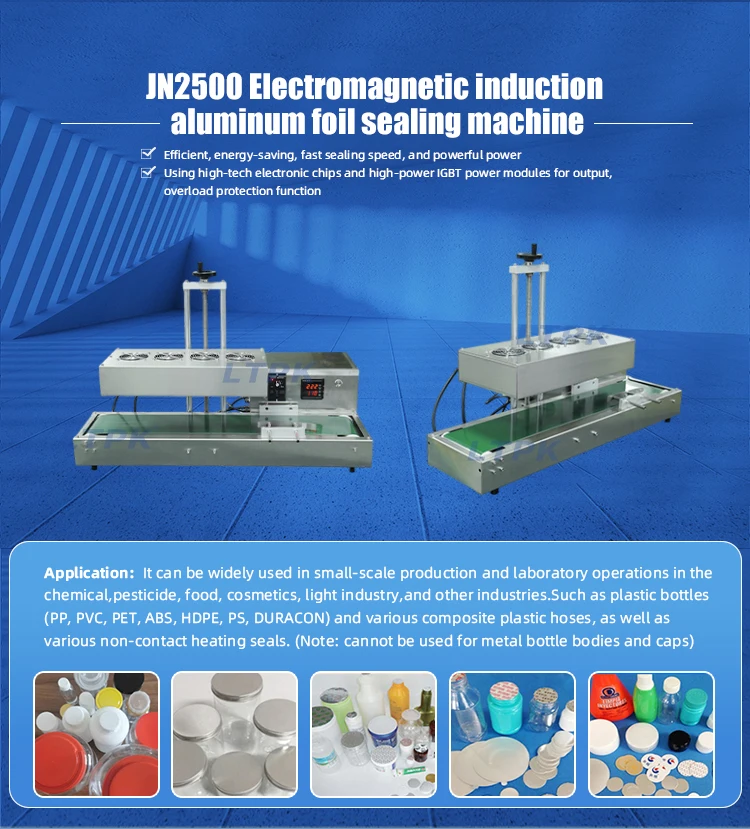 LT-JN2500 Semi-Automatic Heat Sealing Machine for Bottles