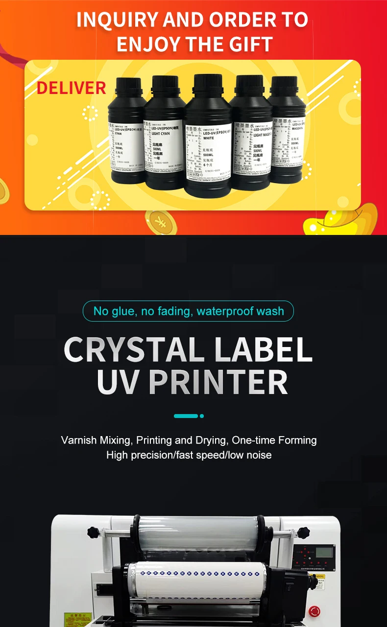 Hybrid UV DTF Printer - 3 in 1 A3 UV DTF Sticker Printer