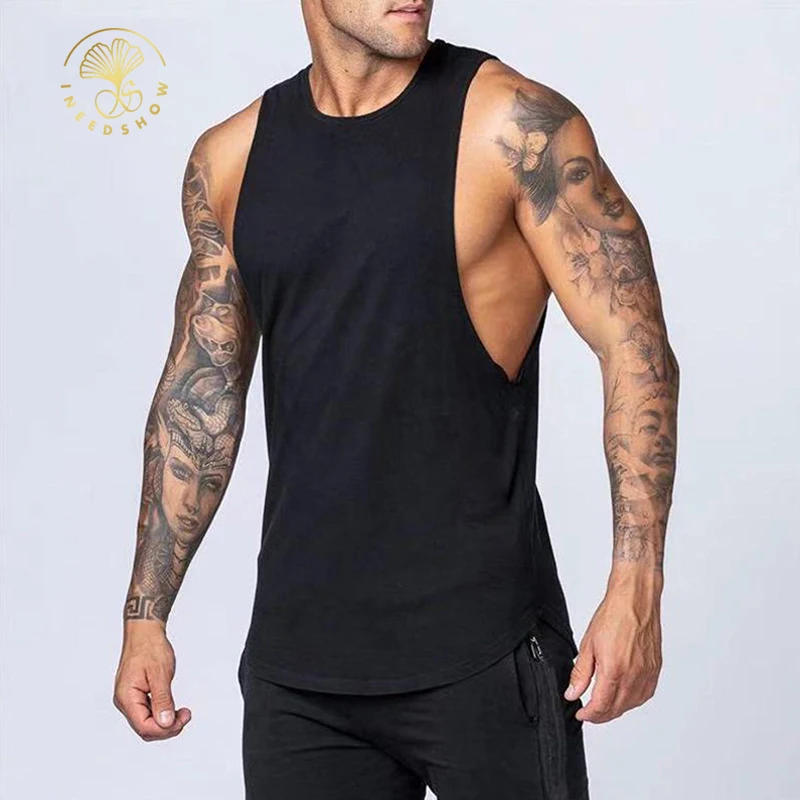 Shop Custom Mens Blank Gym Stringer Tank Tops for Fitness