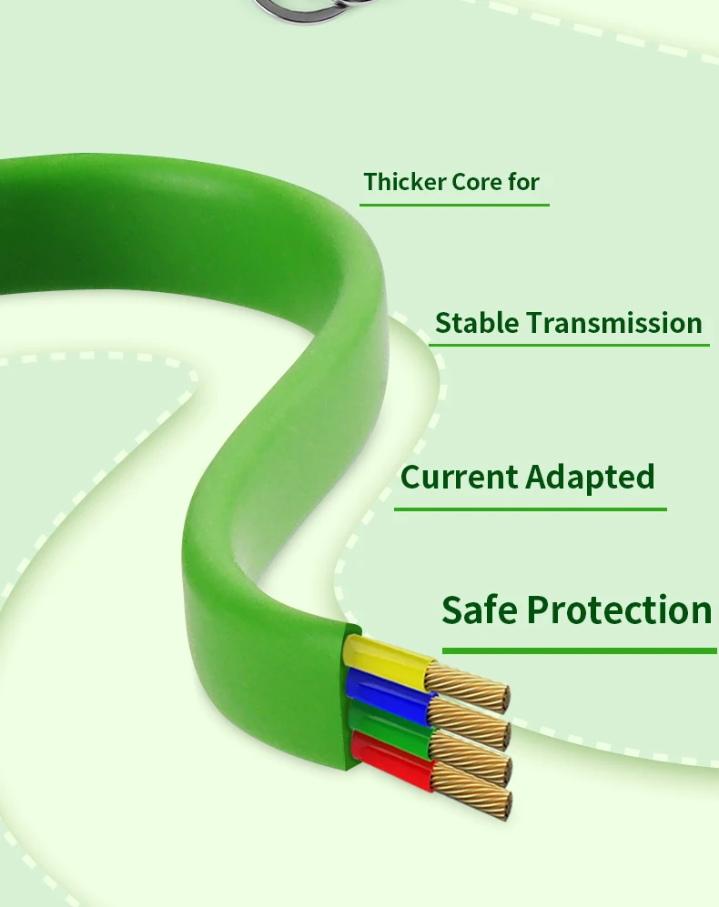 Custom Cute Cartoon Fruit Avocado Design Multi 3 In 1 Usb Charging ...