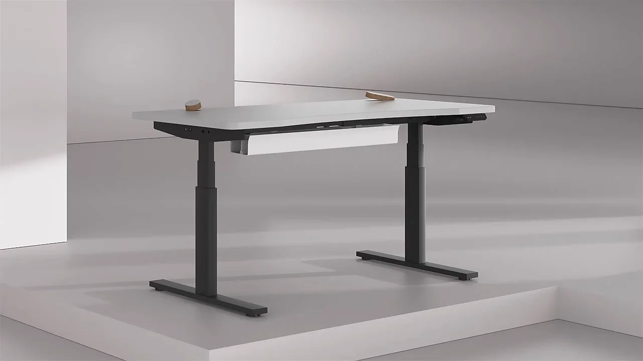 Luxury Classic Ergonomic Desk Adjustable Height Workstation Office Lift ...