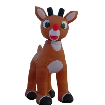 6m 20ft Tall Giant Outdoor Christmas Inflatable Rudolph The Red-nosed ...