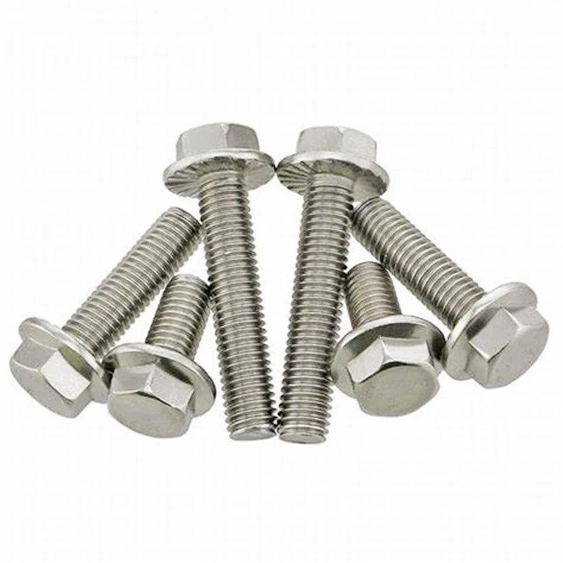 Iso4162 Din6921 Grade 8.8 10.8 Blue Zinc Black Oxide Stainless Steel Serrated Hex Head Flange ...