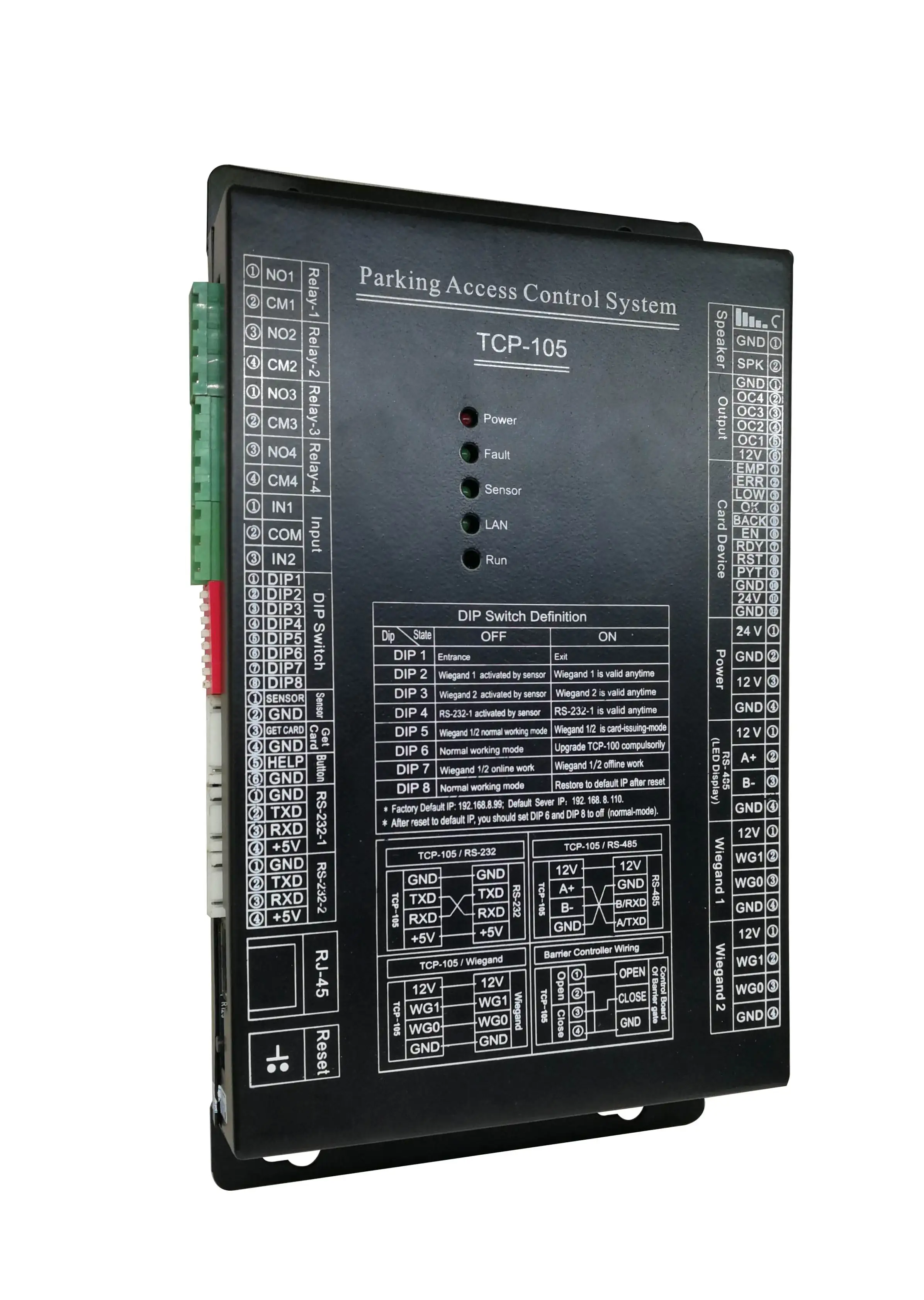 Tenet Tcp-105 Pgs Plc Rs485 Sdk Provided Parking System Control Board ...