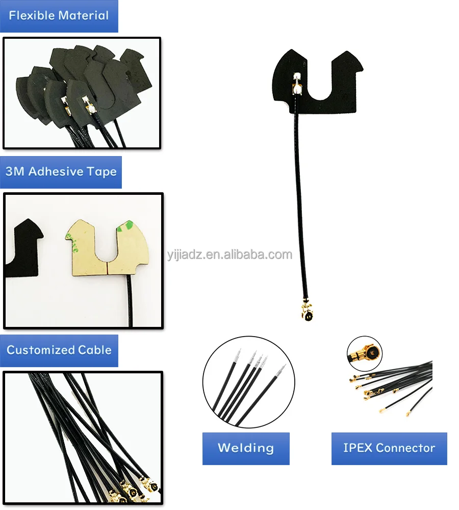 Internal Gsm Ipex Pcb Antenna Embedded 2400 Mhz Fpc Antenna With U.f.l ...