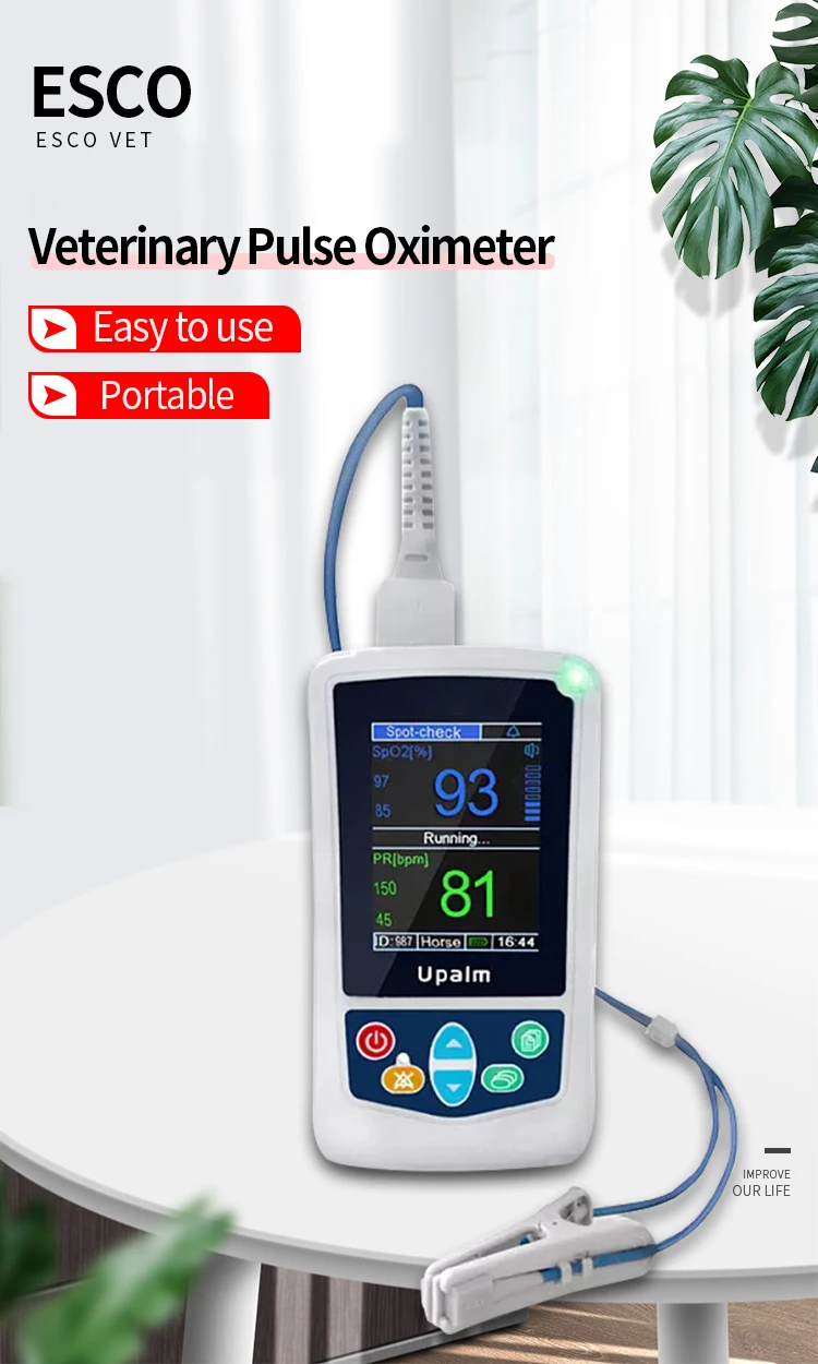 Odms Professional Oximetry Date Handheld Oxygen Meter Finger Pulse ...