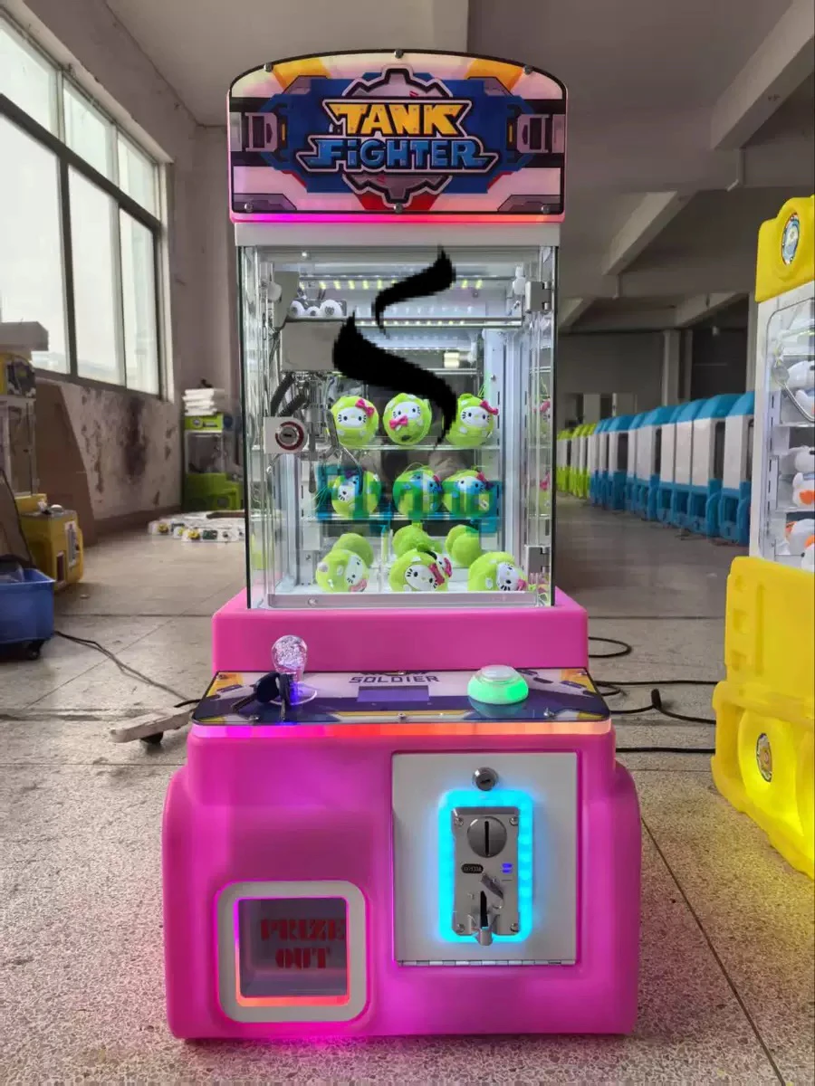 Tank Fighter Mini Claw Machine Doll Crane Machine Toys Coin Operated ...