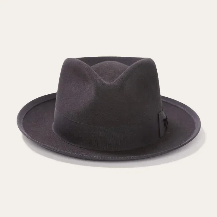 New Wool Felt Wide Brim Trilby Caps Wool Fedora Warm Jazz Hat Felt Mens ...