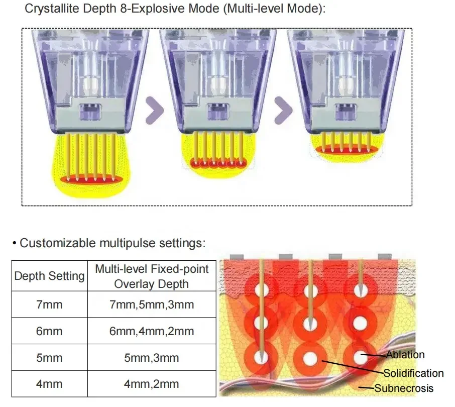 Professional Micro Needle Fractional Rf Microneedle Machine