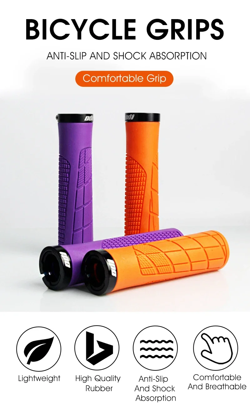 ODI Rubber Soft Lockable Damping Handle Grip MTB Cuffs