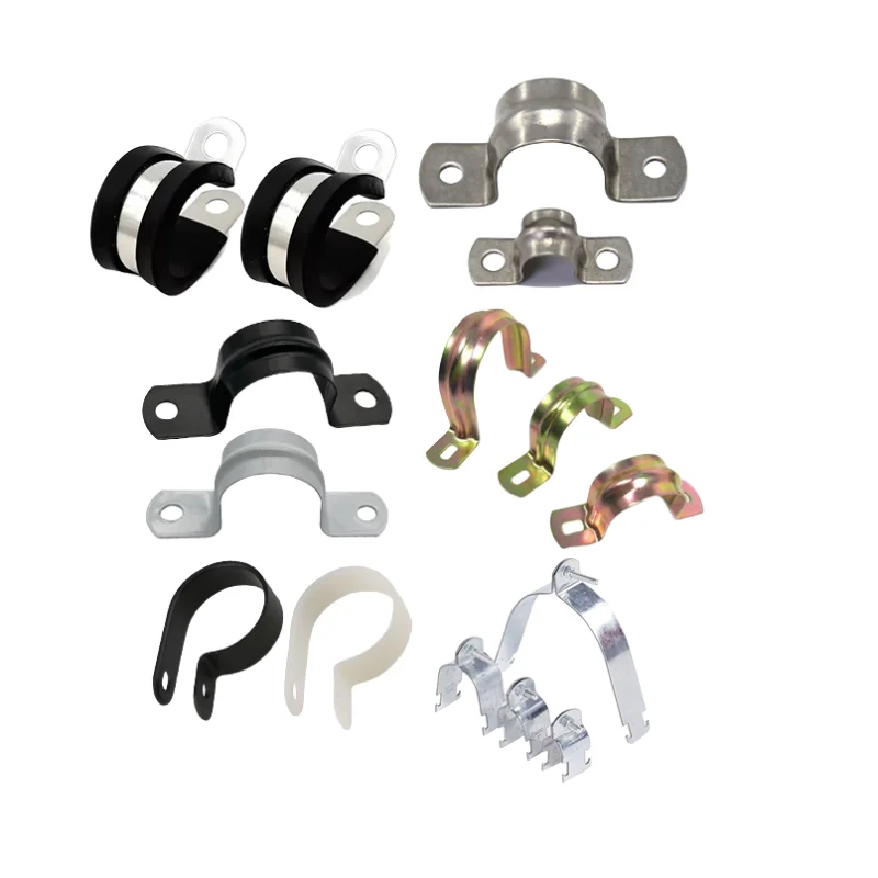 20mm 25mm Stainless Steel,P Type Half Pipe Saddle Clamps R-rubber P ...