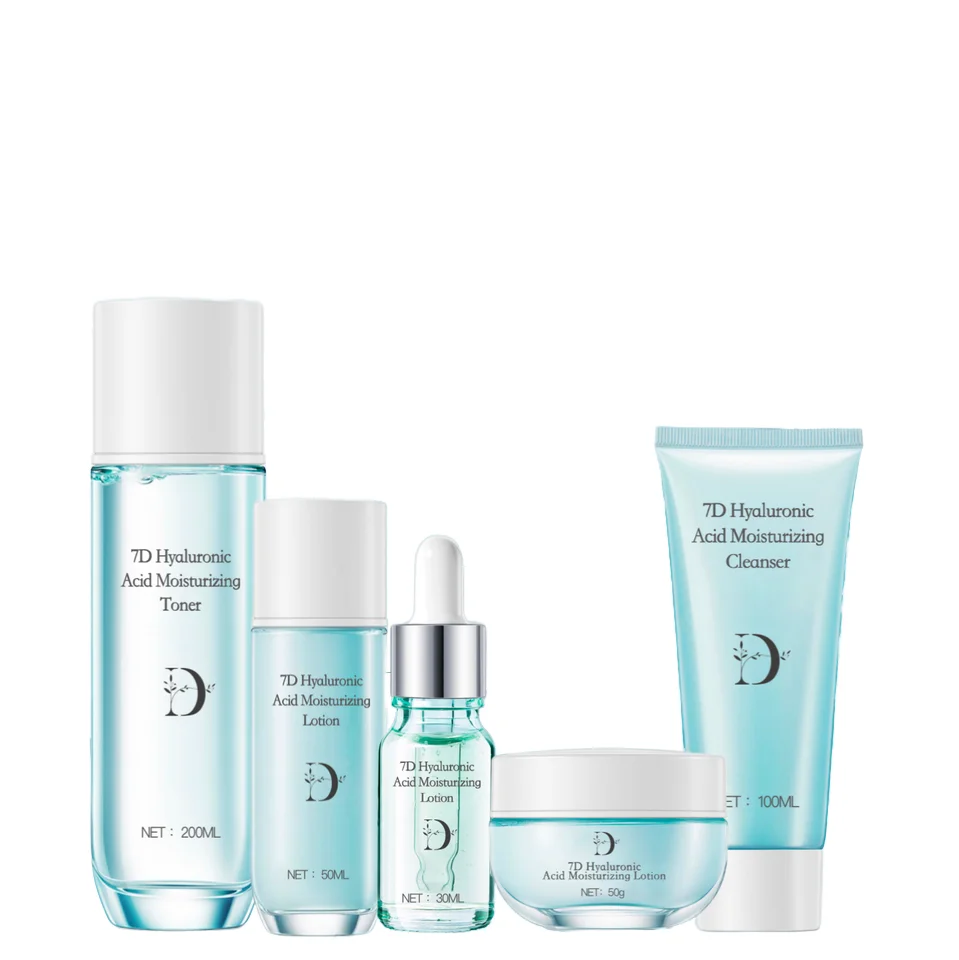 7d Skin Care Set Anti-aging Moisturizing Facial Serum With Hyaluronic ...