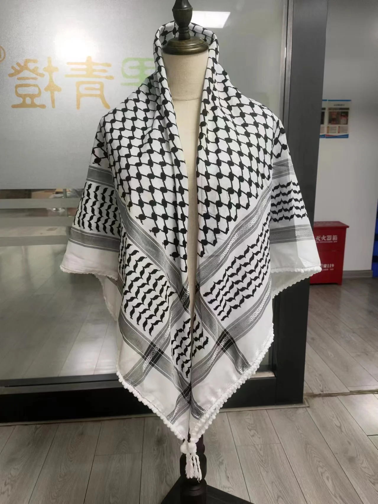 Original Kuffiyeh Cotton Woven Palestine Keffiyeh With Handcrafted ...
