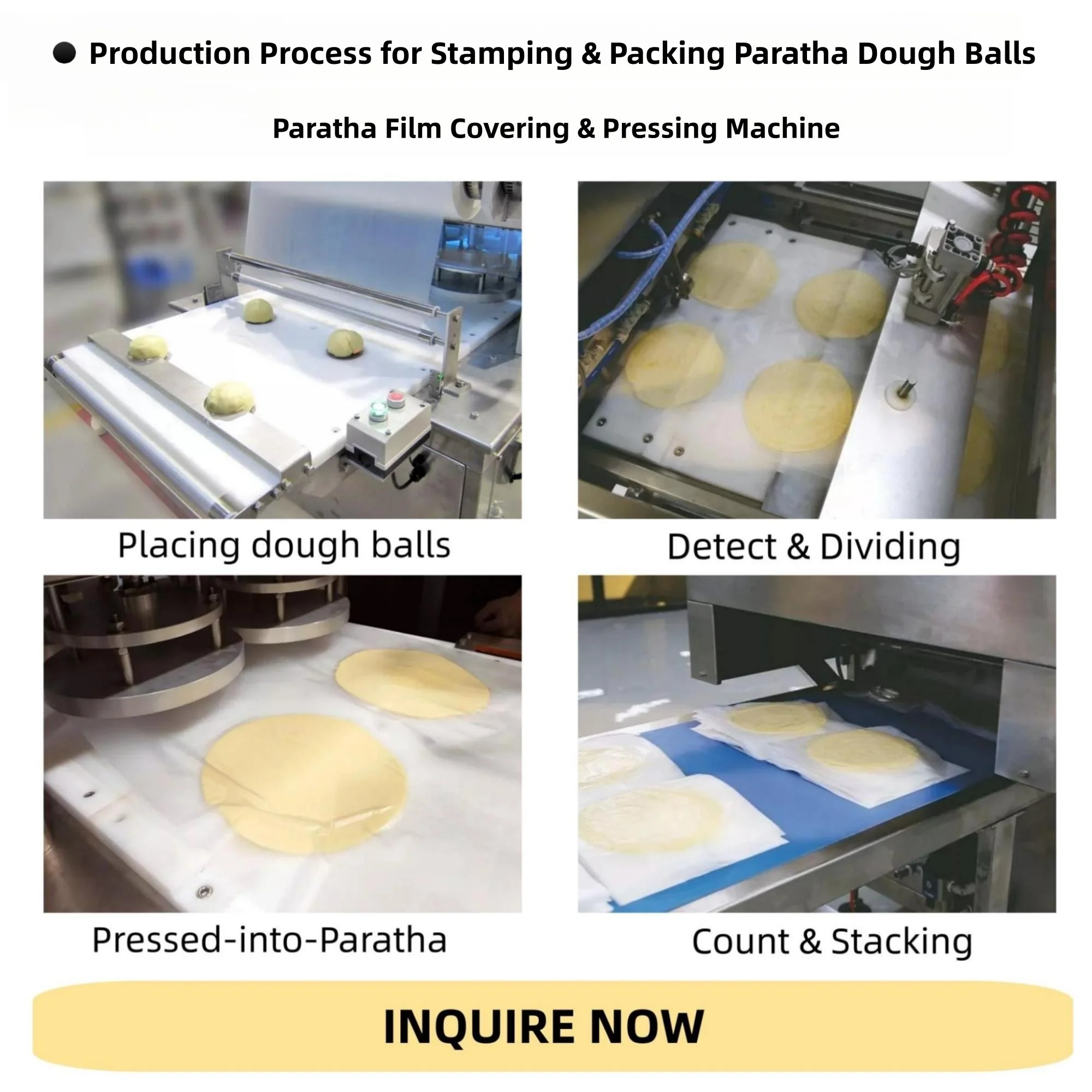 Malaysian Multi-Functional Muti Layer Roti Machine for Sale