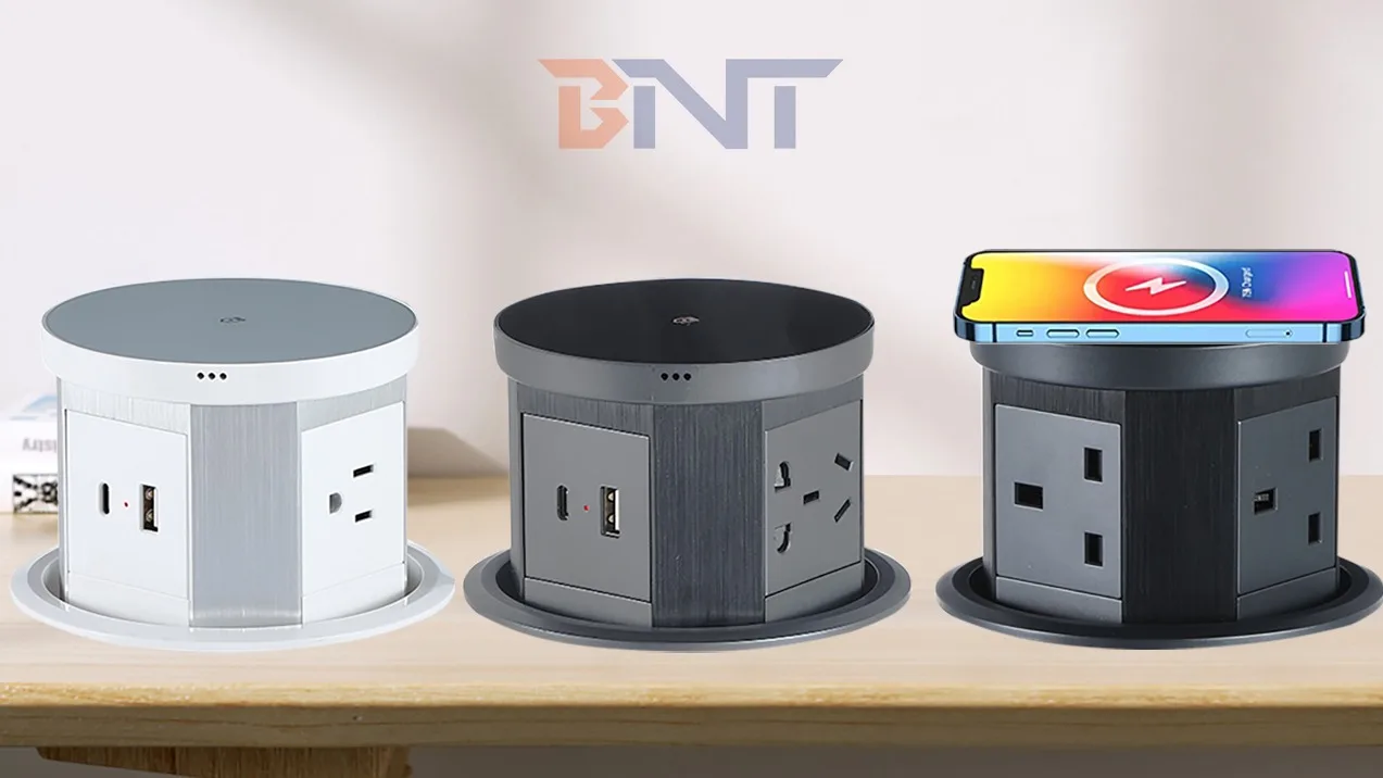 Wireless Charger Water Proof Pop Up Power Socket With Usb Smart Fast ...