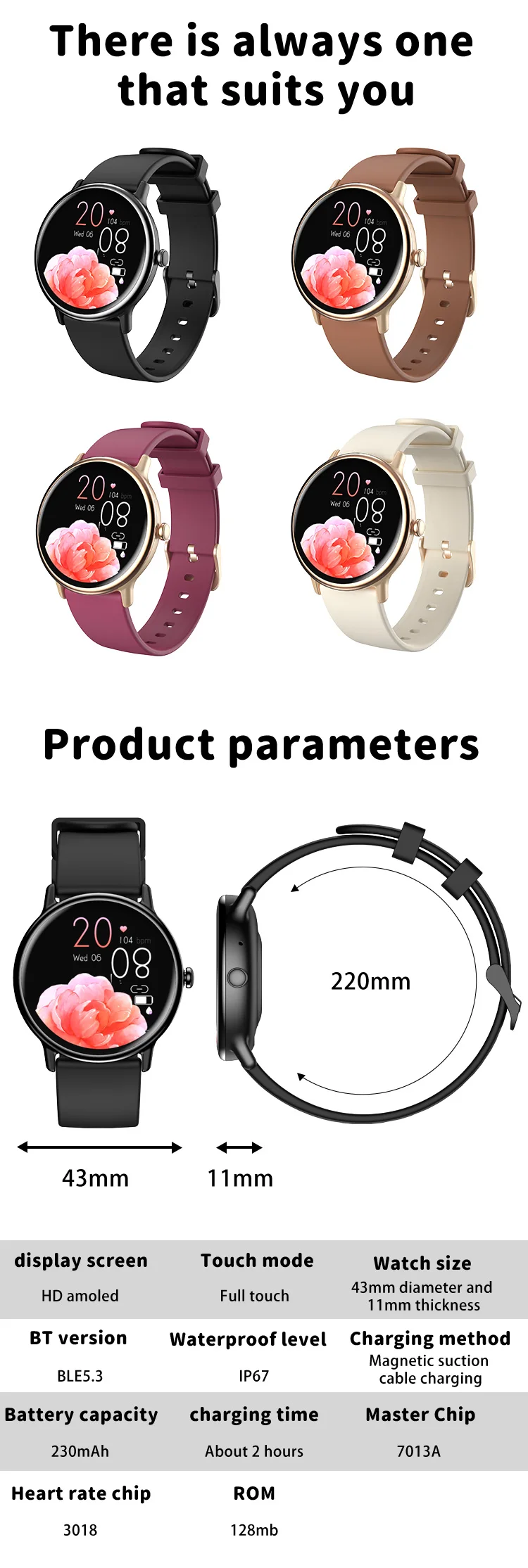 Y86 AMOLED Smartwatch - Ultra HD Display & Fitness Tracker