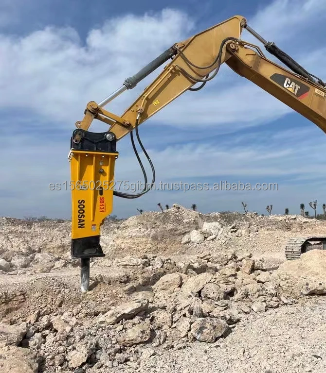 Soosan Hydraulic Breaker Sb 131 Box Type Suitable For Excavators With 30-45 Ton,For Construction ...