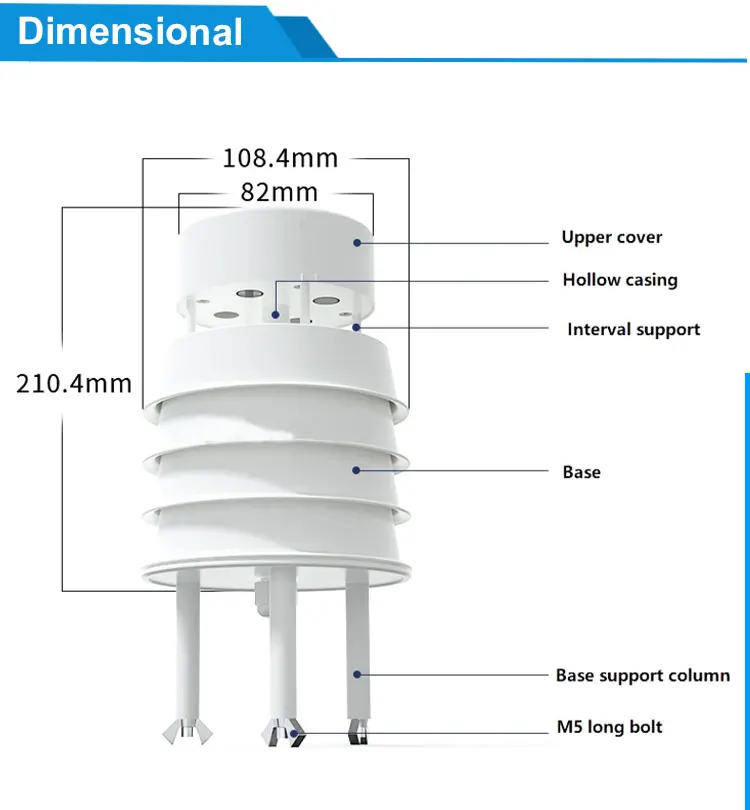 Sentec WS303U Ultrasonic Wind Sensor - Precision & Durability
