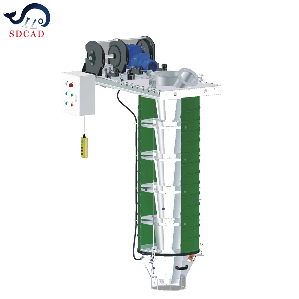 Retractable Loading Chute - High Efficiency & Heat Resistant