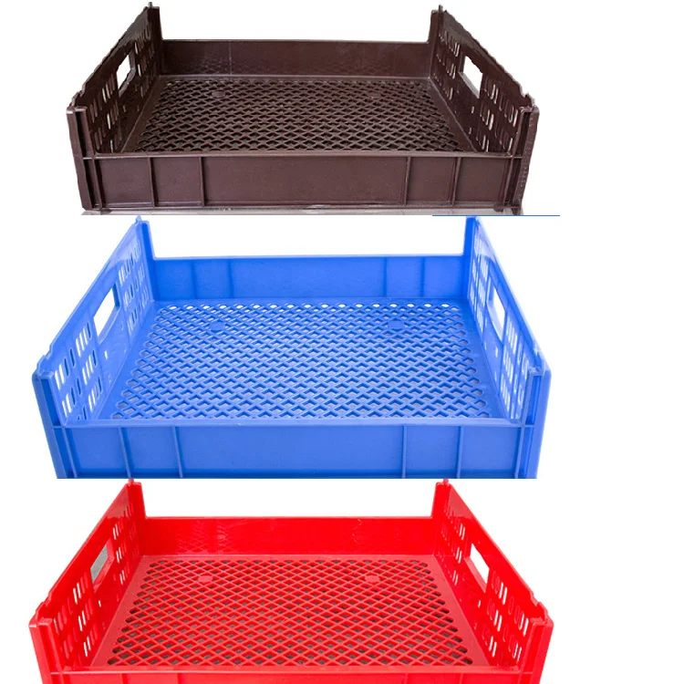 Plastic Bread Crates - Durable, Recyclable, and Stackable