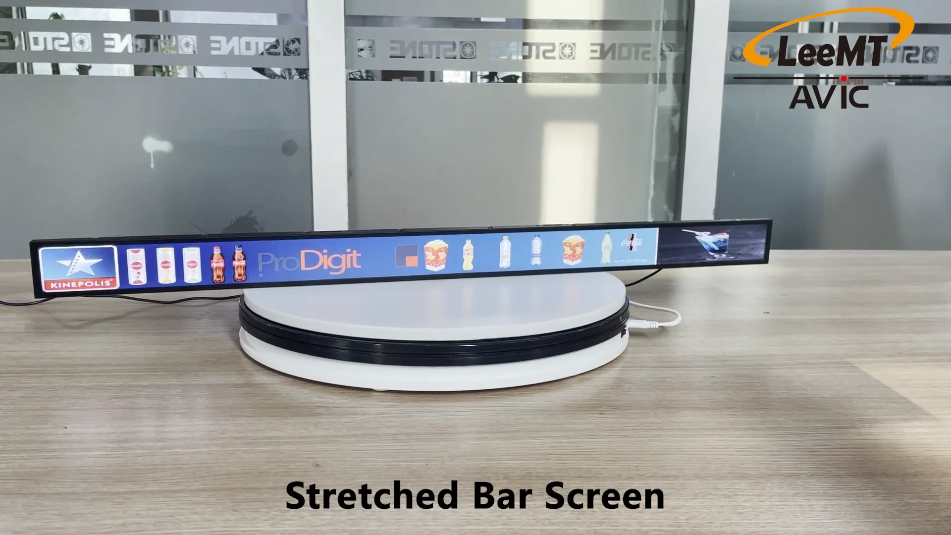 21 Inch Indoor Super Wide Lcd Screens Stretched Bar Advertising Display - Buy Stretched Lcd ...