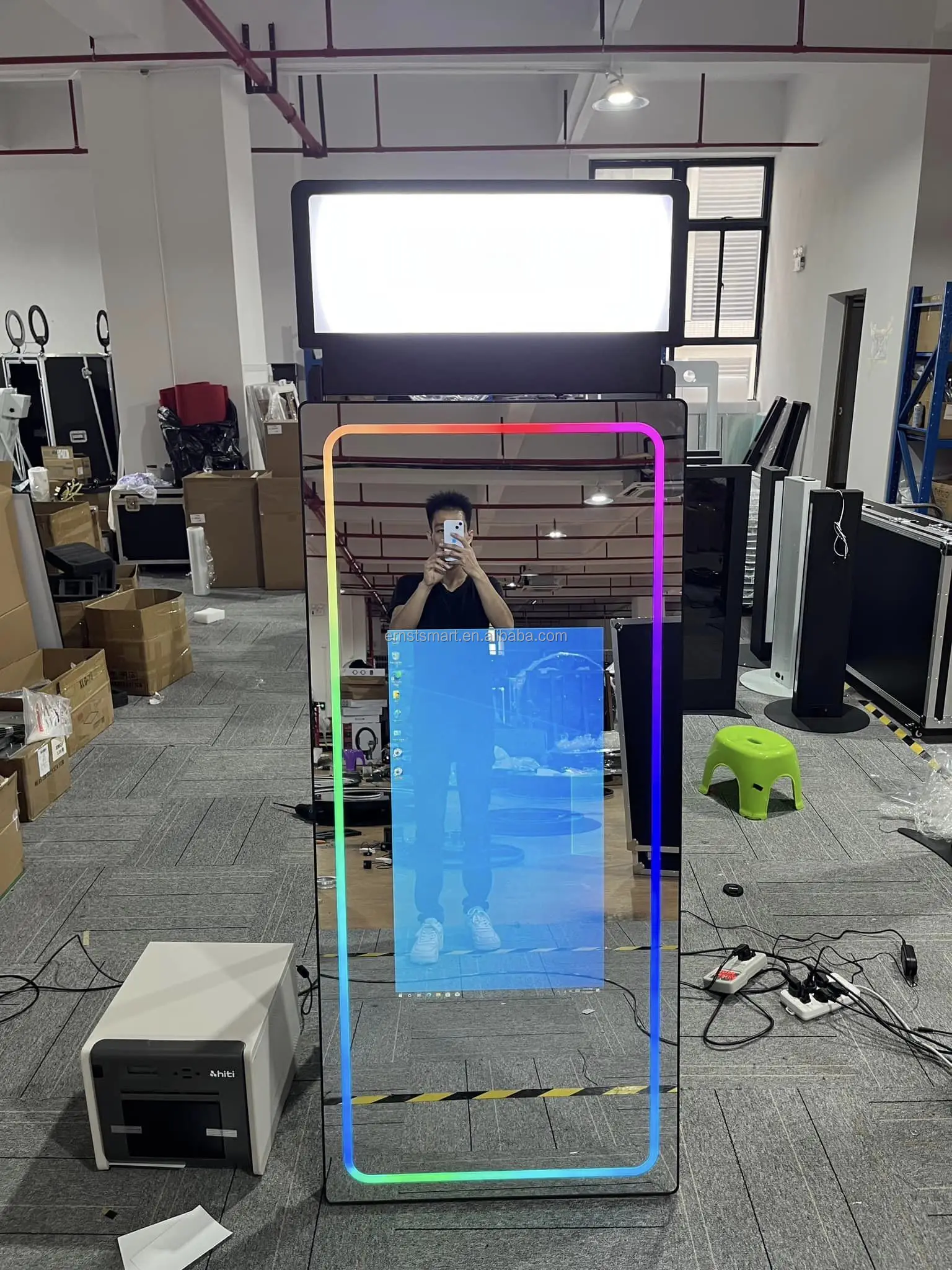 Selfie Magic Touch Screen Machine - Portable 65 Inch Picture