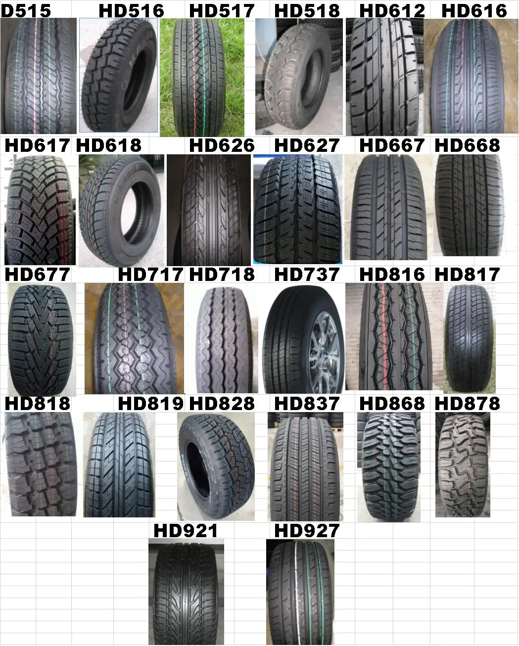 Thailand Made Ultra High Performance/uhp/suv/pcr/car Tyres 215 75r15 ...