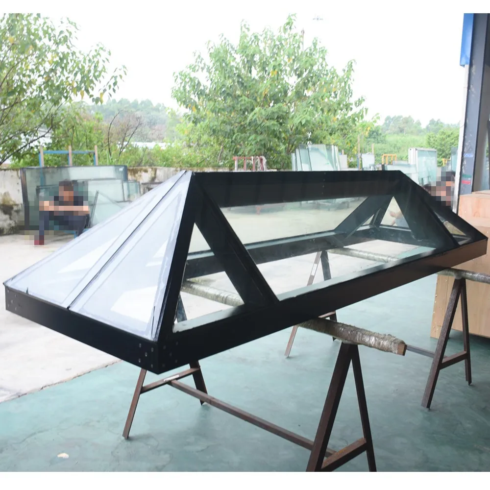 Electric Reflective Glass Aluminum Roof Skylight Window