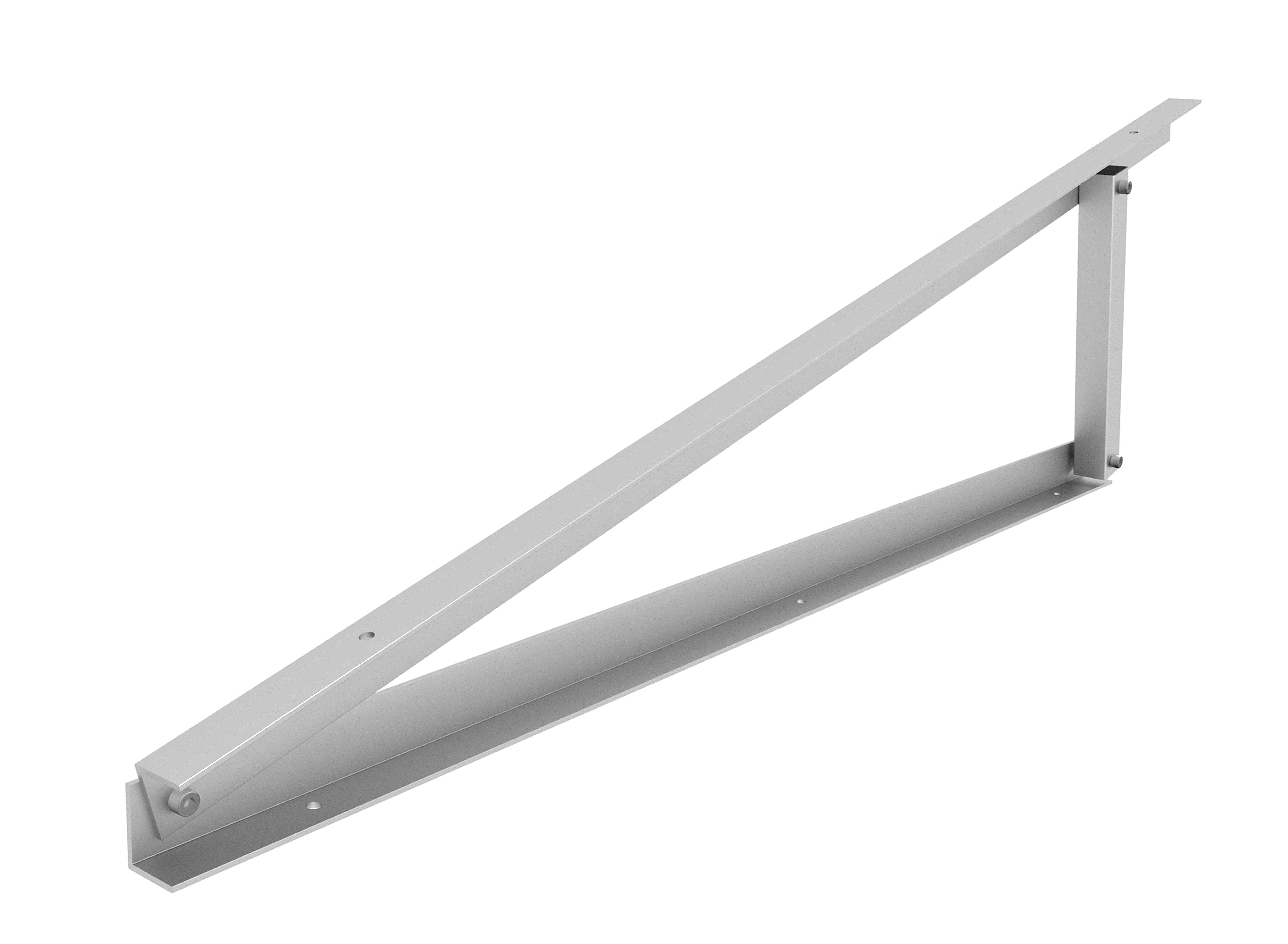 Concrete Flat Roof Triangle Brackets Installation Structure ...