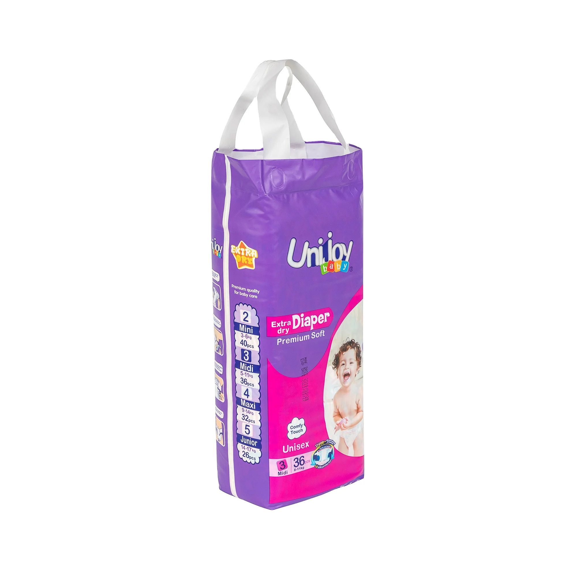 Unijoy High Quality Competitive Price Disposable Baby Diaper Producers ...