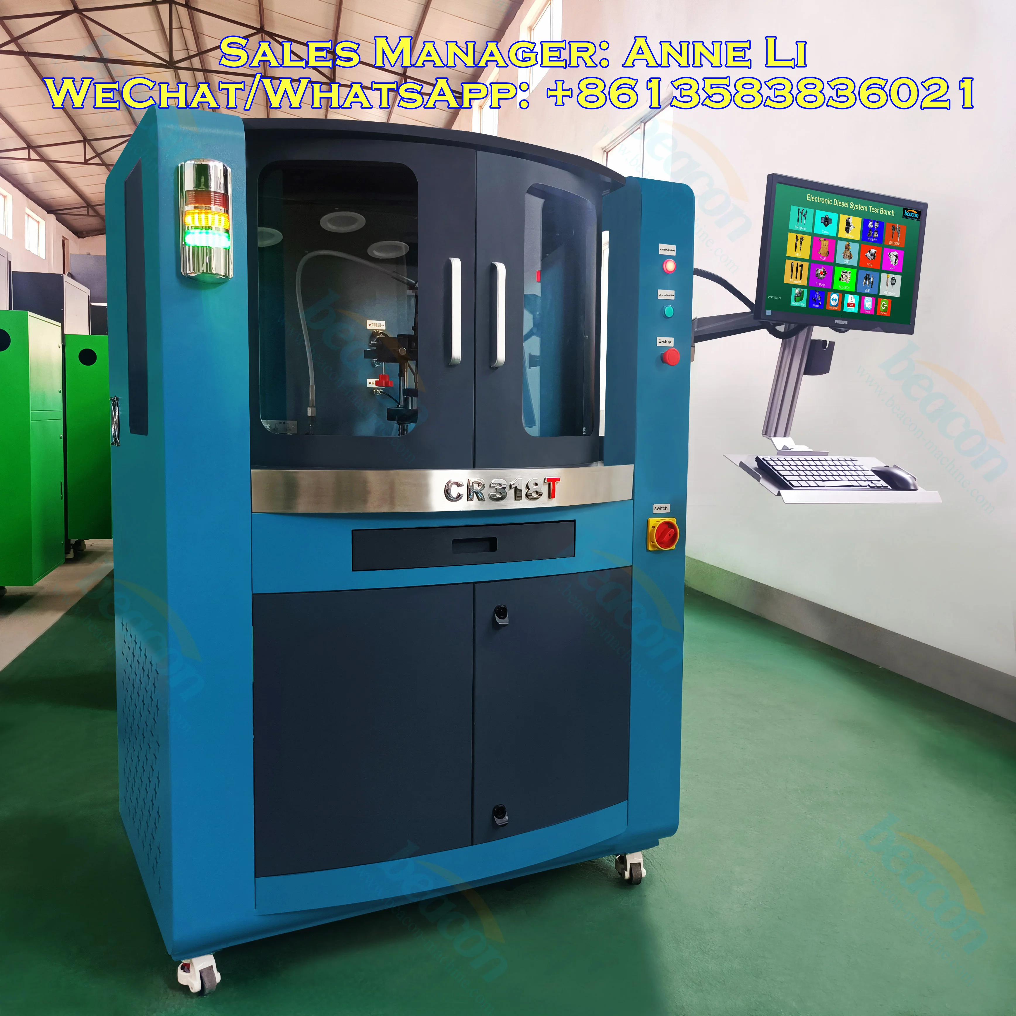 Beacon Machine Cr318t Common Rail Injector Test Bench With Piezo ...