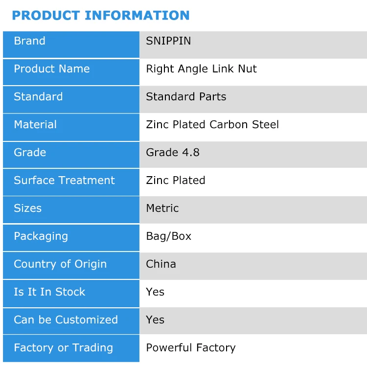 Right Angle Fastener RAS Steel Threaded in Stock Kirsite Finish ...