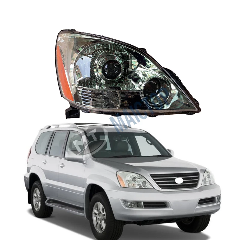 Maictop Car Accesorios Halogen Front Faro Headlight For Gx 470 Gx470 ...