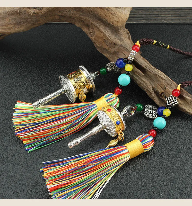 Tibetan Tangka Green Tara Buddhism Keychains Small Pendants Pocket ...
