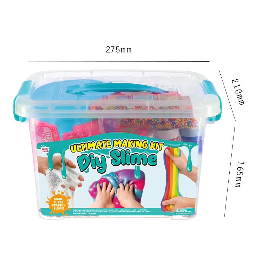 Ultimate Super Slime Kit Diy Making With Colorful Accessories and ...