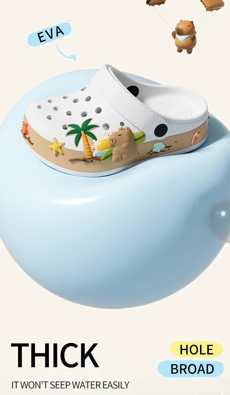Capybara Kids Clogs - Durable, Fashionable, and Comfortable