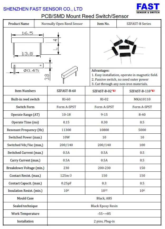 Shop High-Performance SMD Reed Switches from Reliable Sources