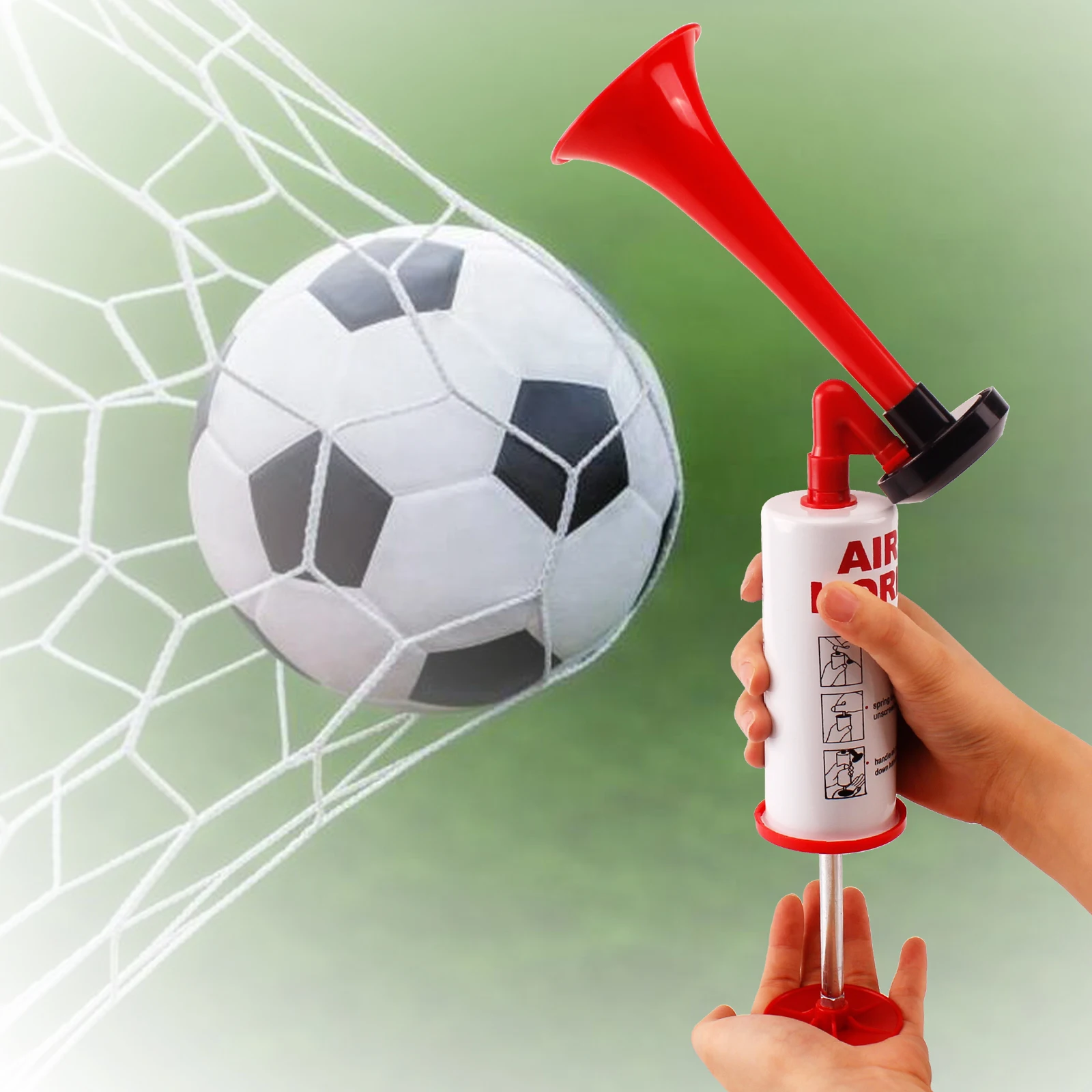 C- Marine and Sports Pump Air Horn - Loud Personal Safety Horn