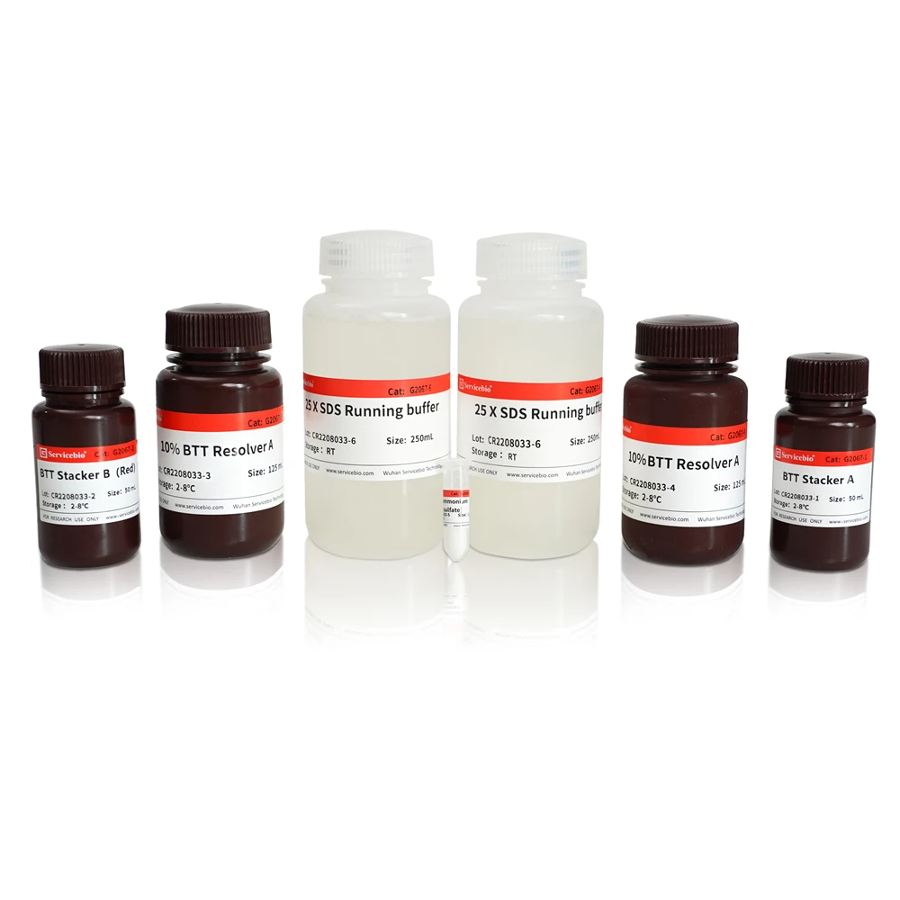 Laboratory Chemical Reagents 10% SDS-PAGE BTT Fast-Cast Colorful Red ...