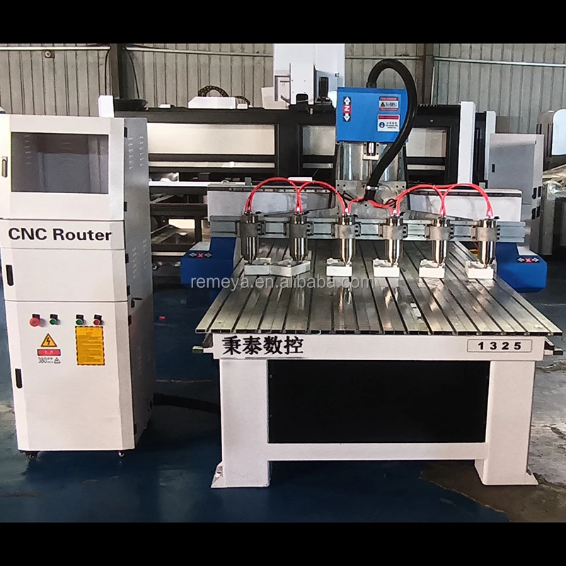 Industrial-Grade 1325 5 Axis ATC CNC Router DSP Control System 3D Wood ...