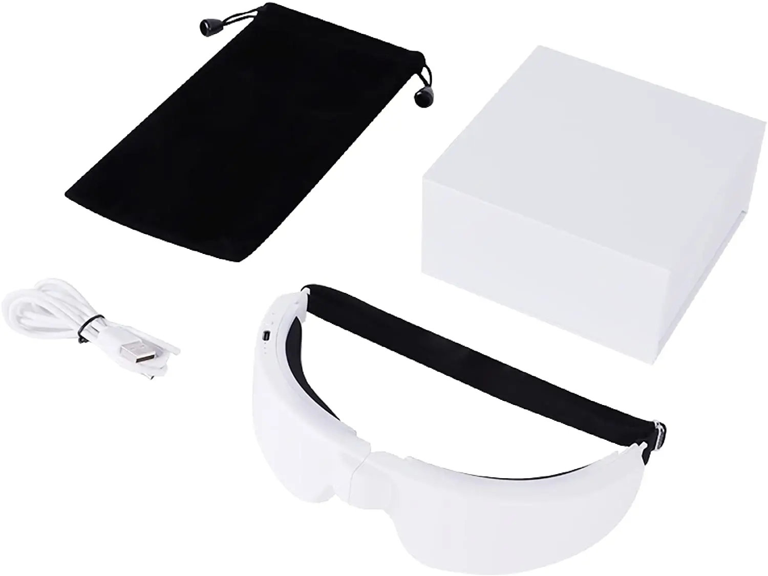 Portable LED Light Therapy Glasses Wearable Daylight Lamp for Home Use ...