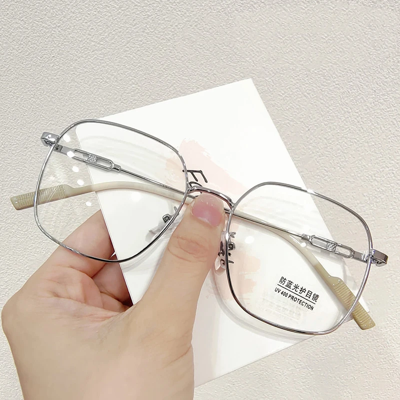 New Arrival Big Frame Eyeglasses Oversized Square Anti Blue Light ...