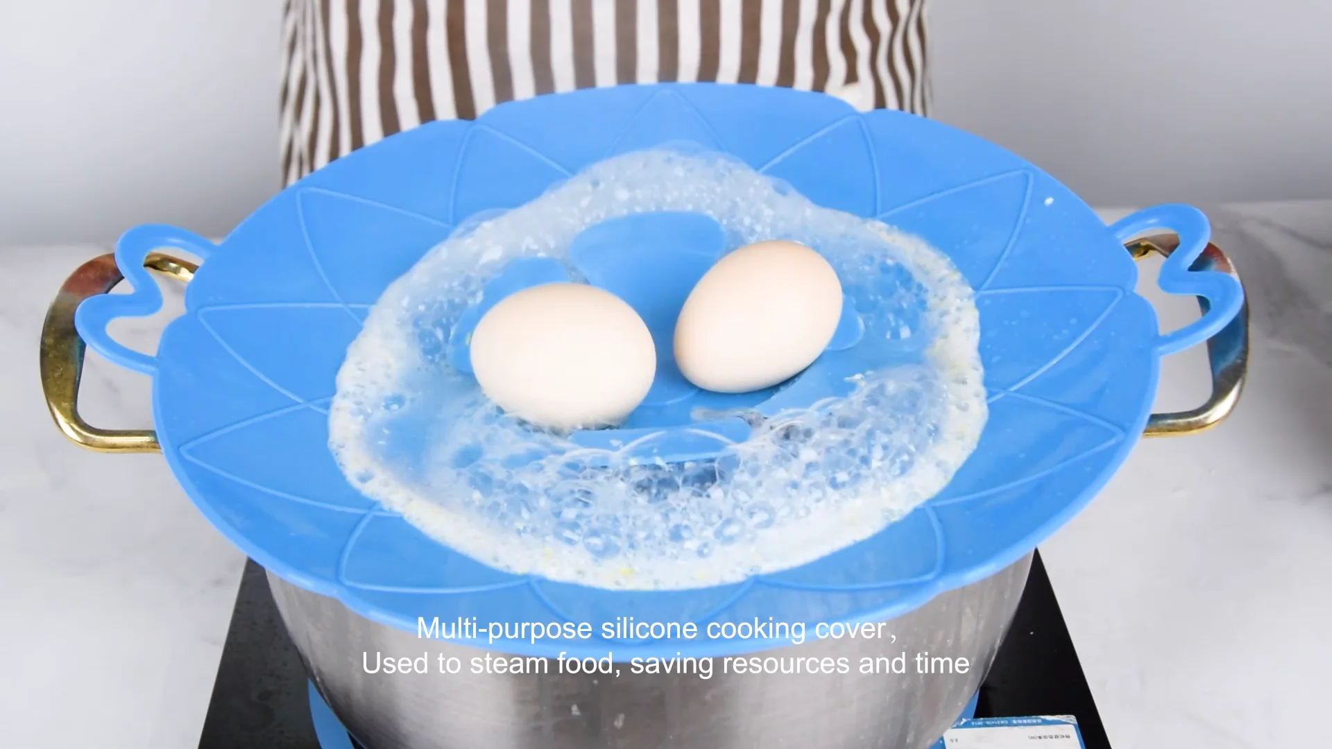 Cooking Kitchen Tool Silicone Boil Over Spill Stopper Splatter Guard ...