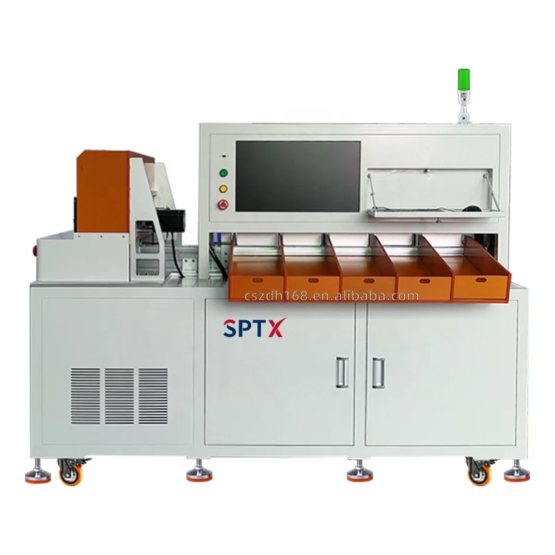 10 Channels Cylindrical Lithium Battery Automatic Sorting Machine For ...
