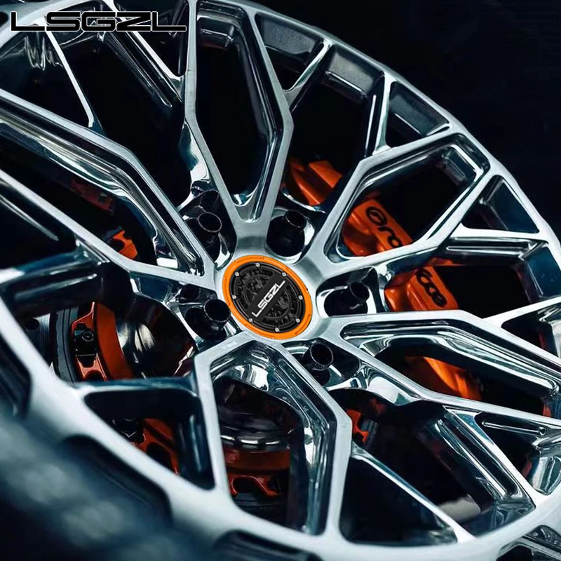 Luxury Custom 2 3 Piece Forged Alloy Car Carbon Fiber Rim