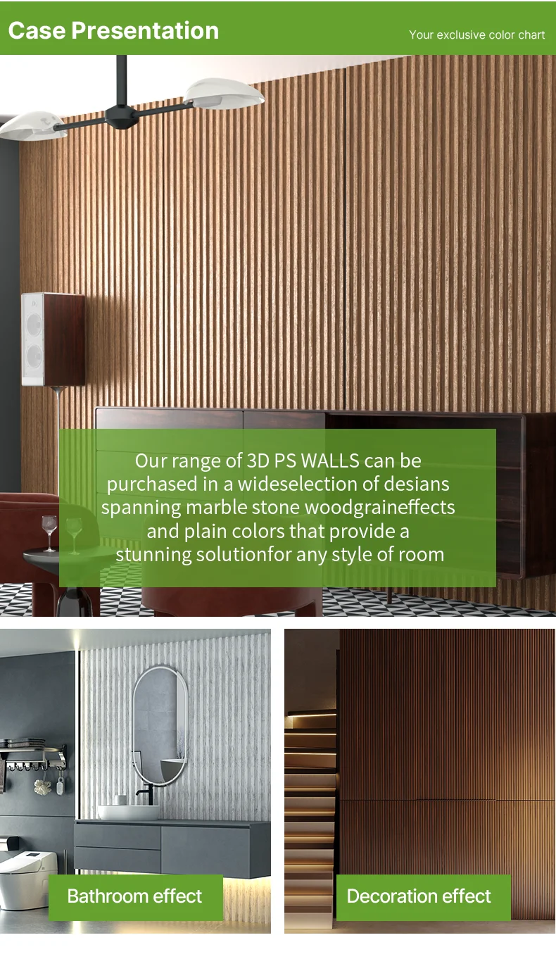 Amer Interior Ps Wall Panel Decorative 3d Leather Wall Panel Paneling ...