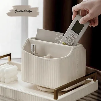 Remote Control Holder Swivel Tv Remote Holder For Table Pu Leather ...