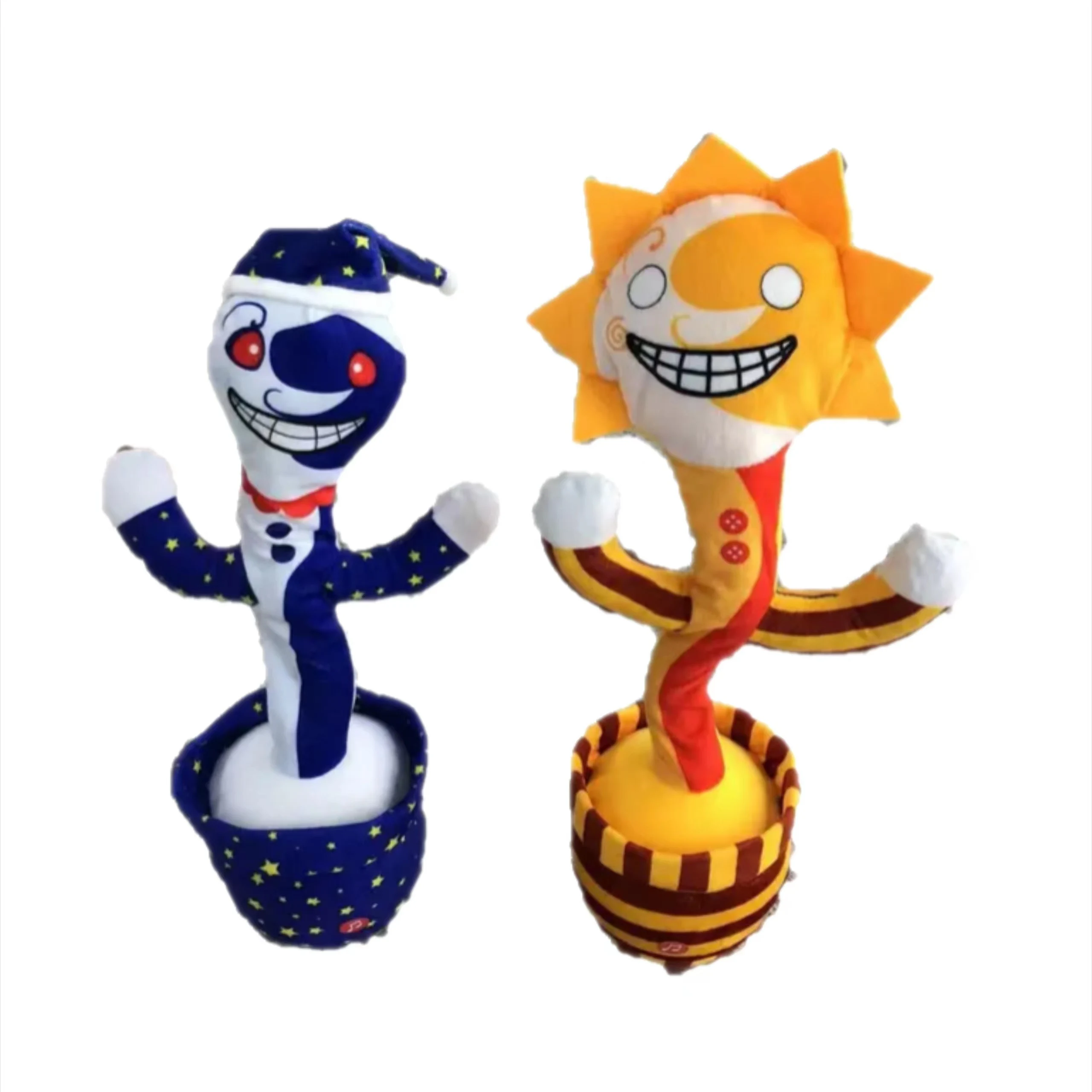 Kids Plush Toy Dancing Clown And Sunflower Kid Learning To Talk ...