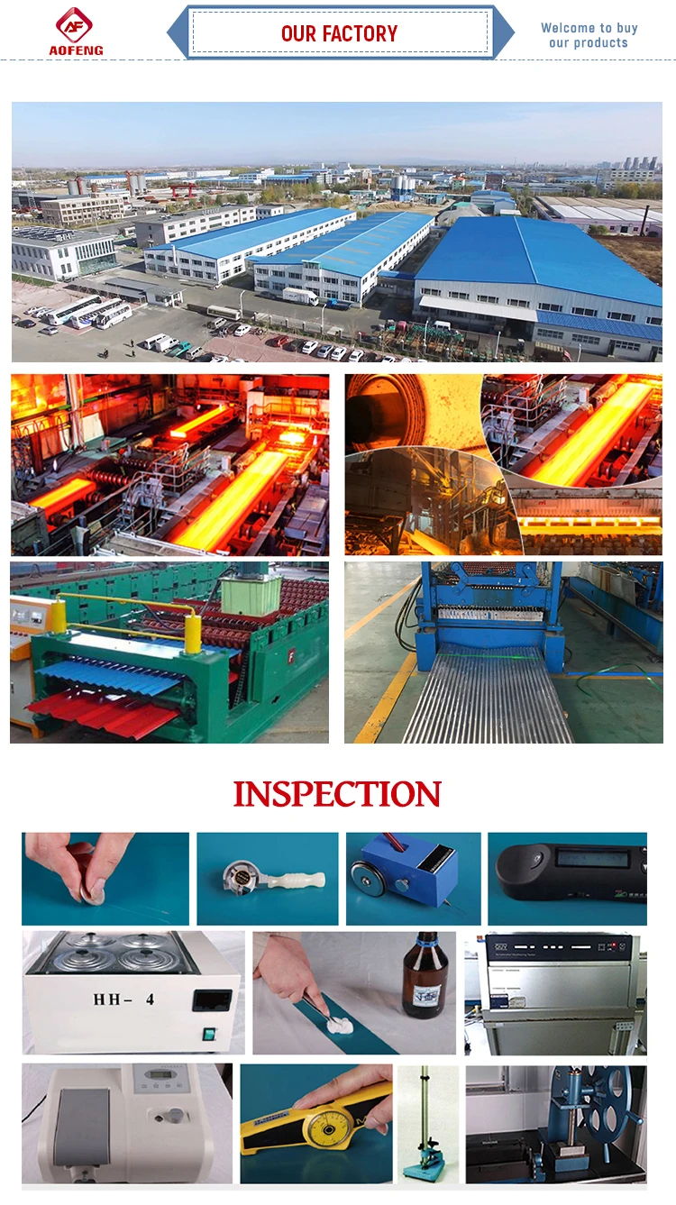 Baowu Steel Z275 Aluzinc Roofing Sheet Corrugated Color Coated ...